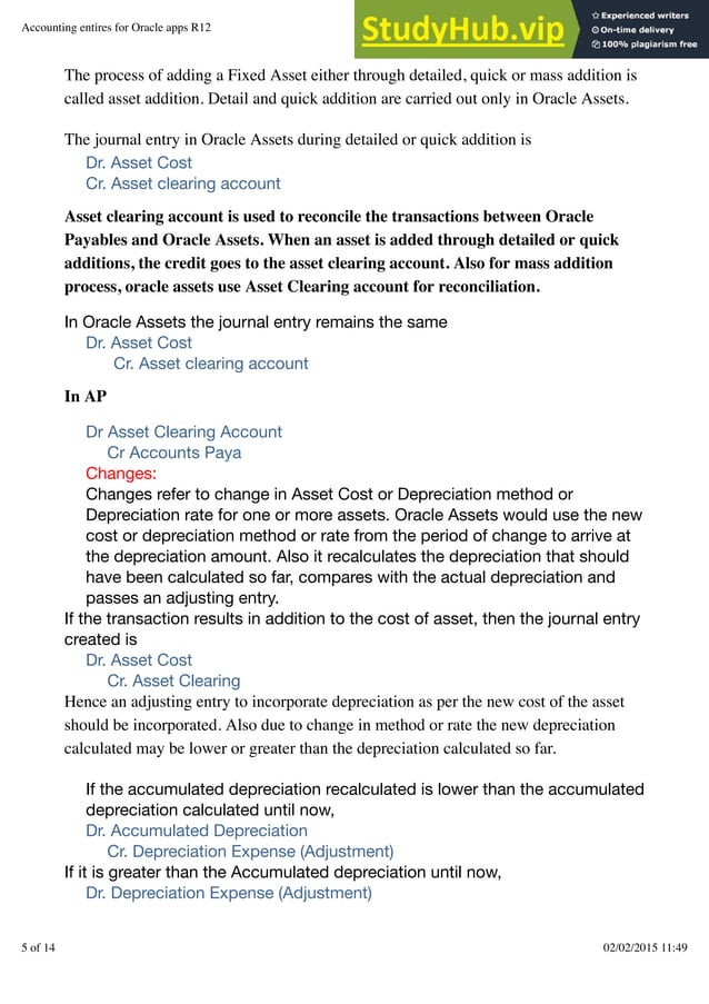 Accounting Entires For Oracle Apps R12 | PDF