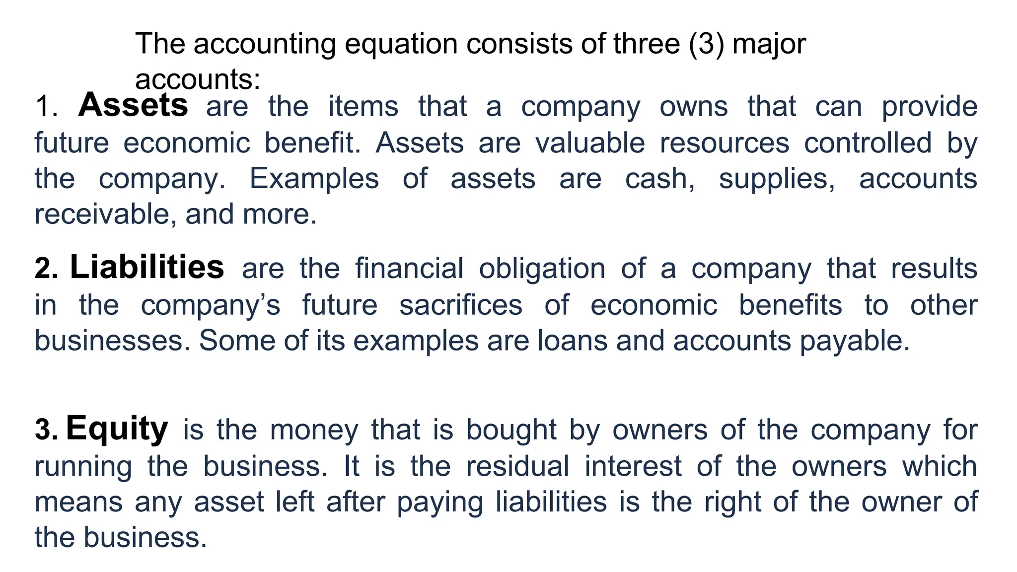 Accounting Equation Sample powerpoint for you to see | PPTX