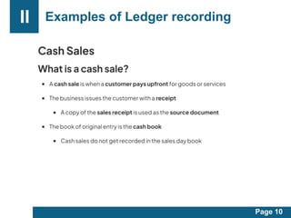 ledger content in accounting a level courses | PPTX