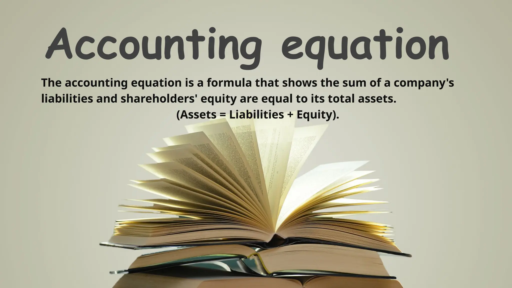 accounting equation for business administration students | PPTX