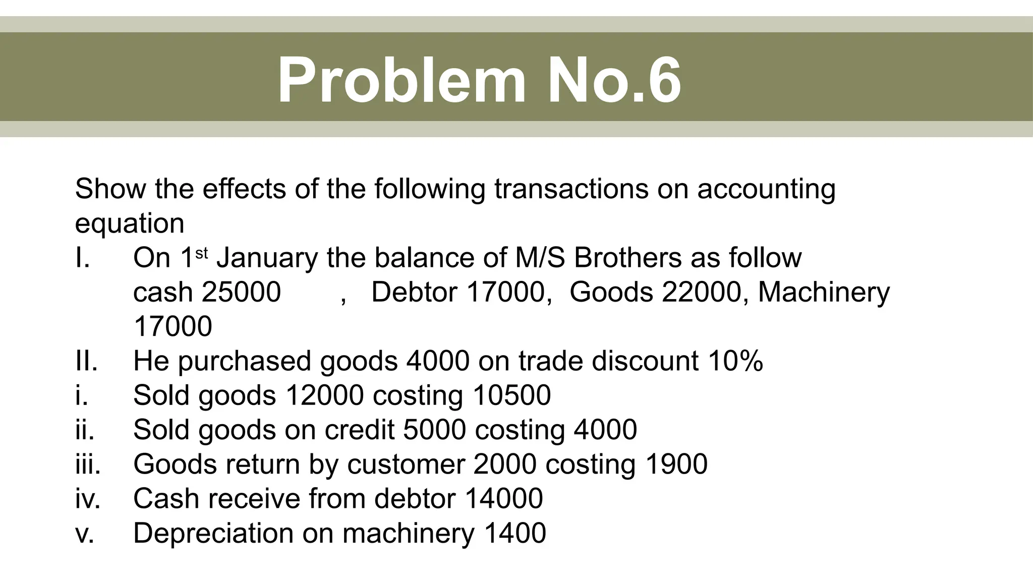 accounting equation for business administration students | PPTX