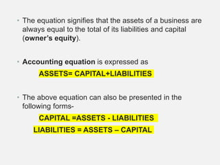 Accounting Equation & Rules- revised.pptx