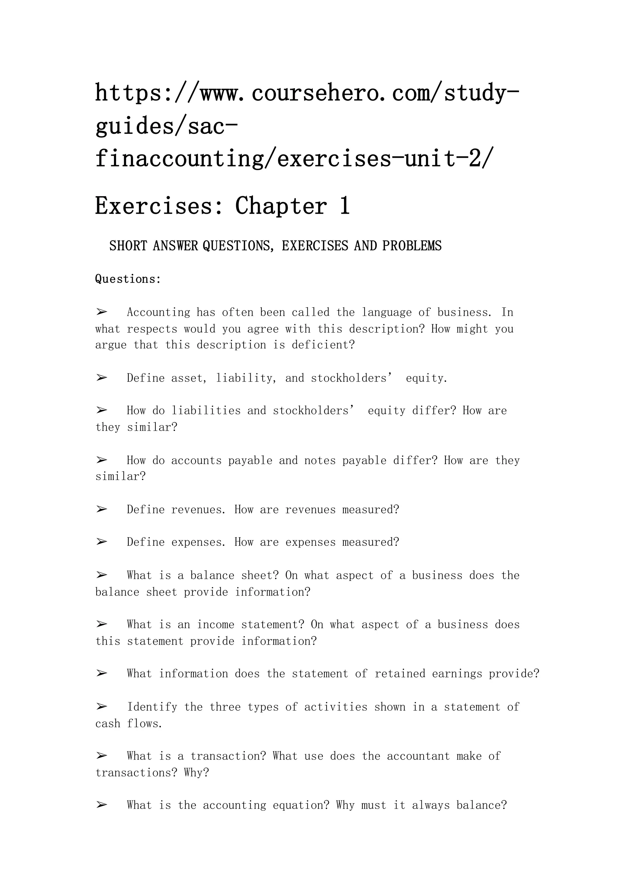 AccountingExercises.doc