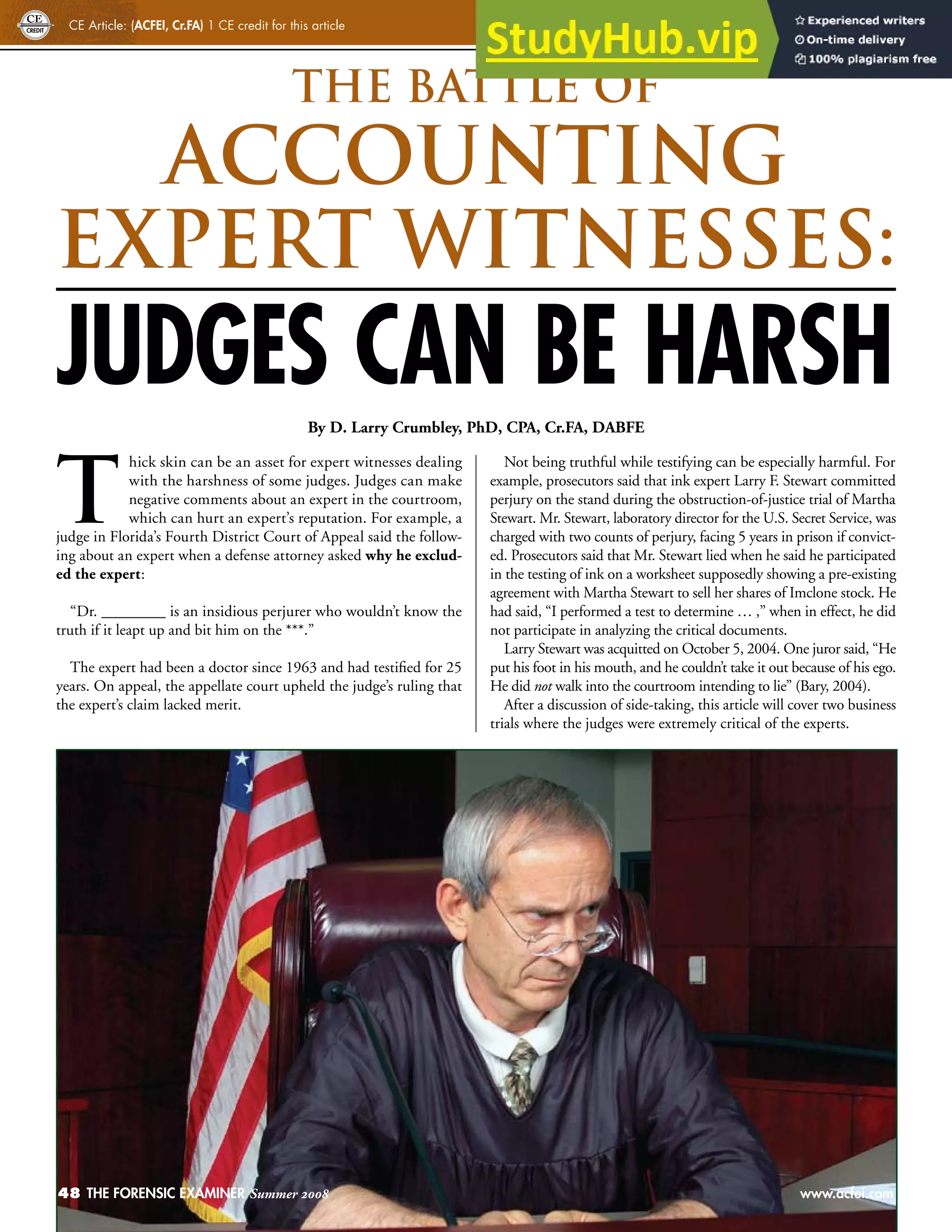 Accounting Expert Witnesses | PDF | Business Accounting & Finance ...