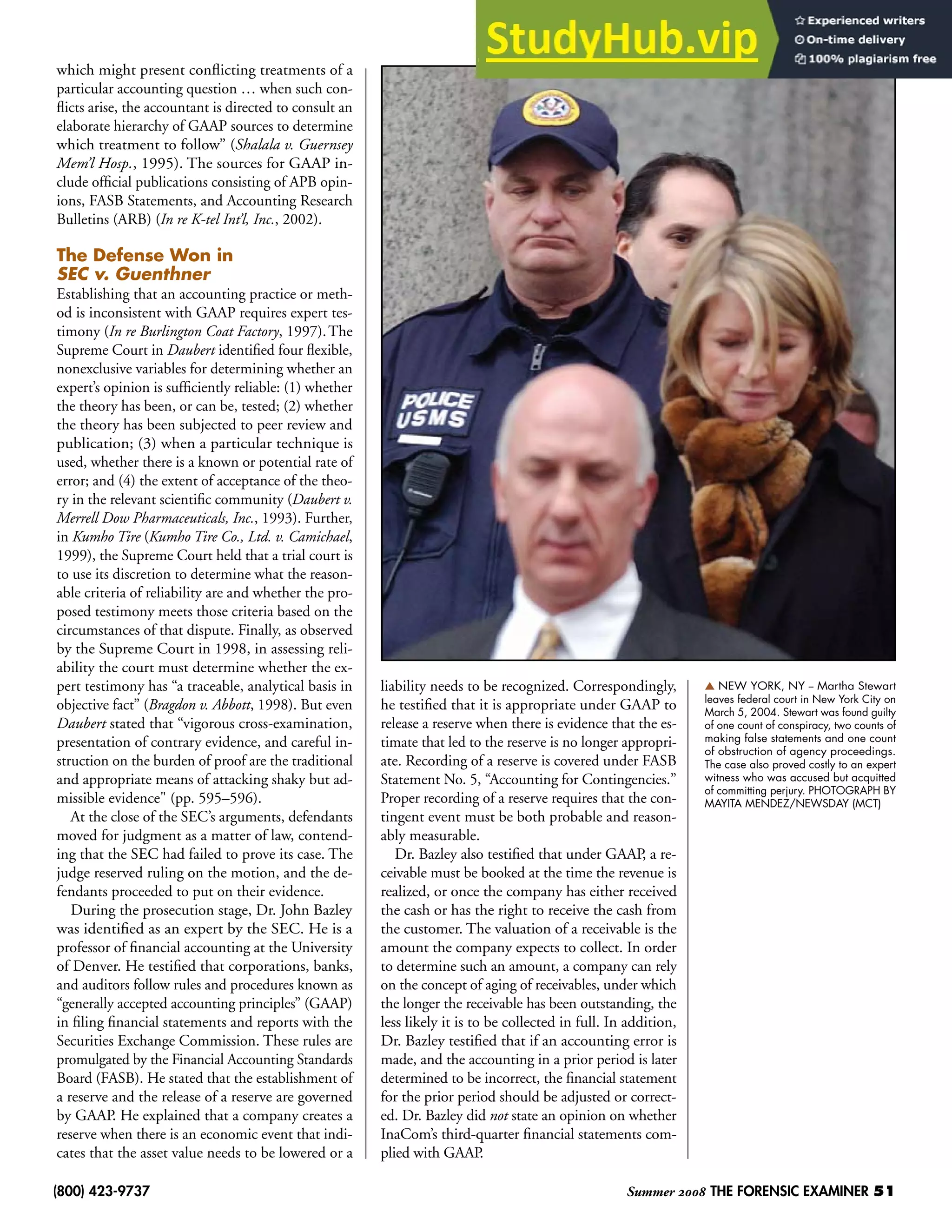 Accounting Expert Witnesses | PDF | Business Accounting & Finance ...