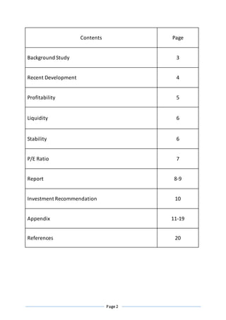 Accounting final project 2 | PDF