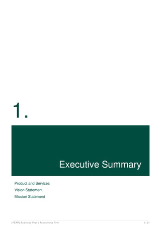 accounting firm business plan example | PDF