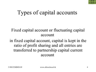 Accounting For A Partnership Firm | ODP