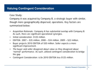 Accounting For Business Combinations Vrc | PDF