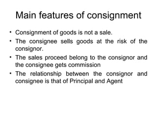 Accounting for consignments | PPT