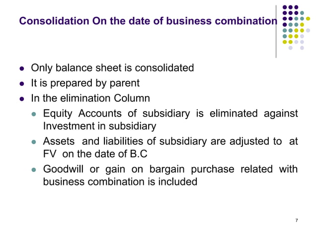 Accounting for consolidated financial statements.ppt | Business ...