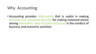 Accounting for decision making | PPTX
