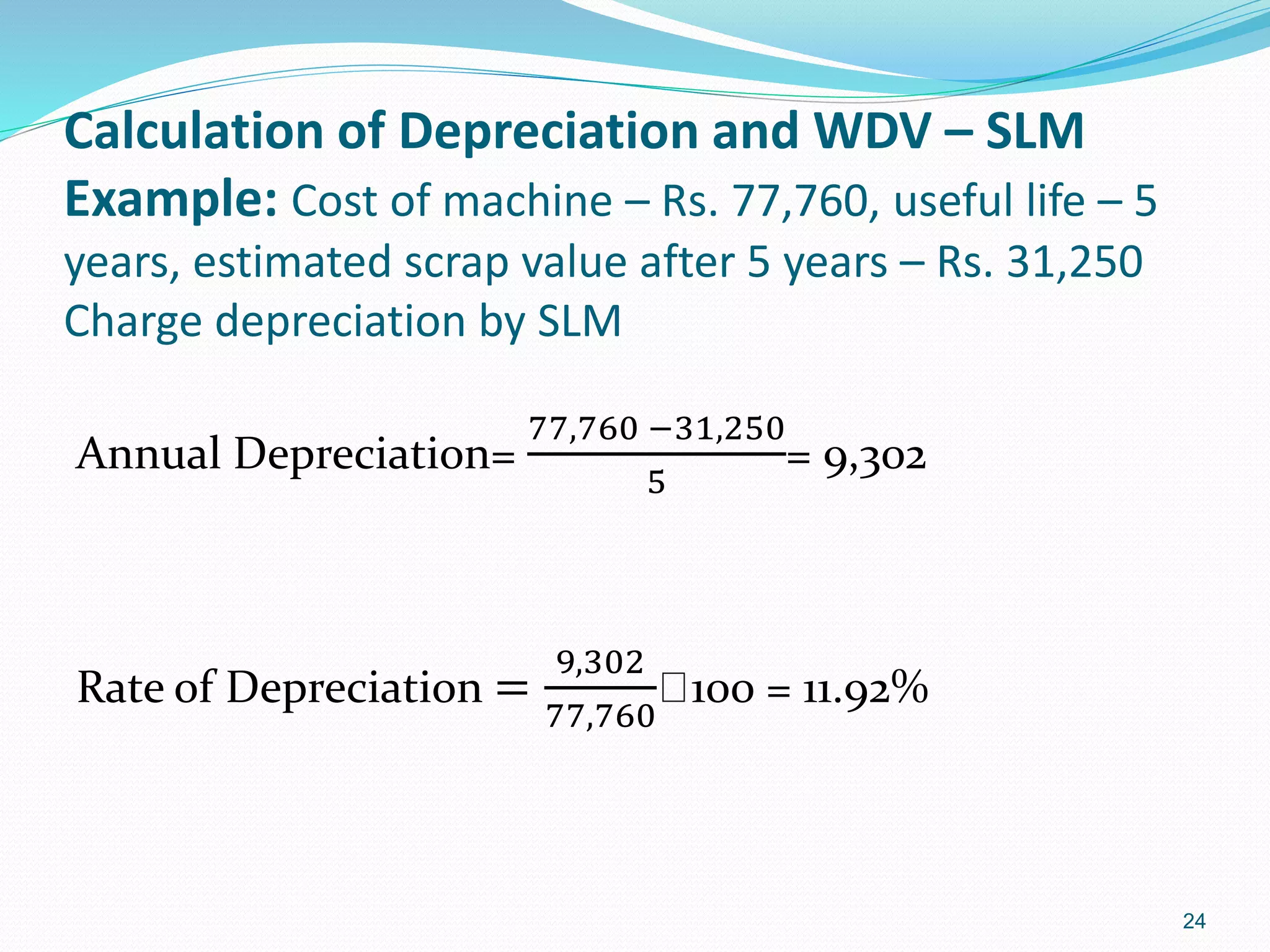 Accounting for depreciation 1 | PPTX