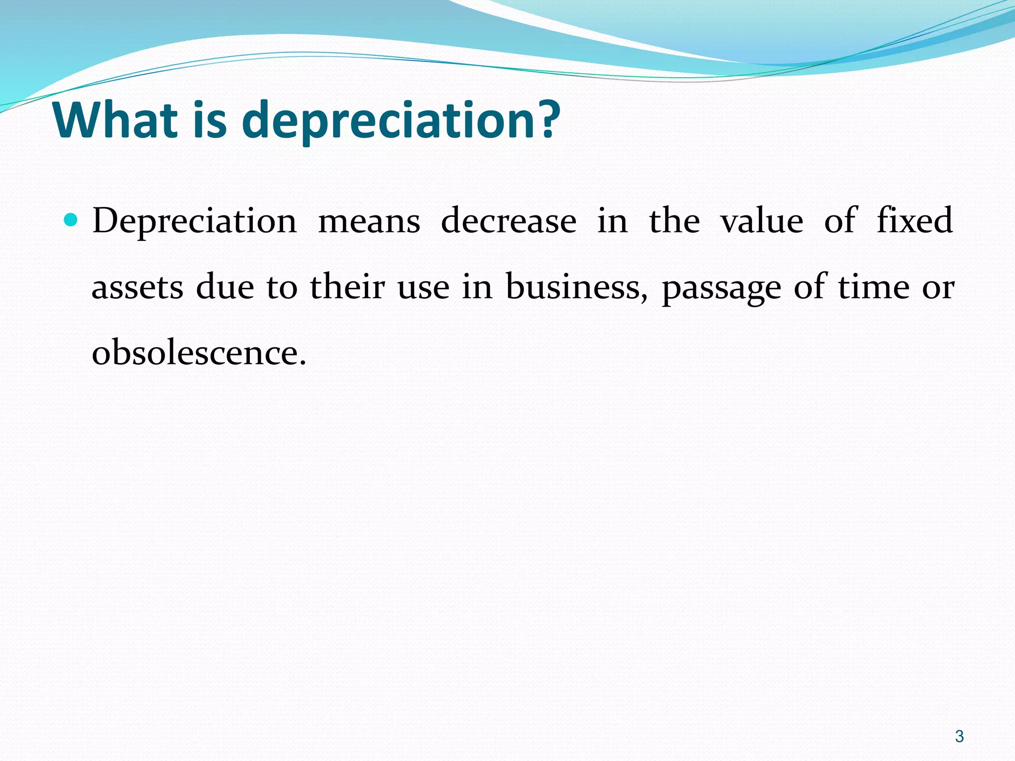 Accounting for depreciation 1 | PPTX