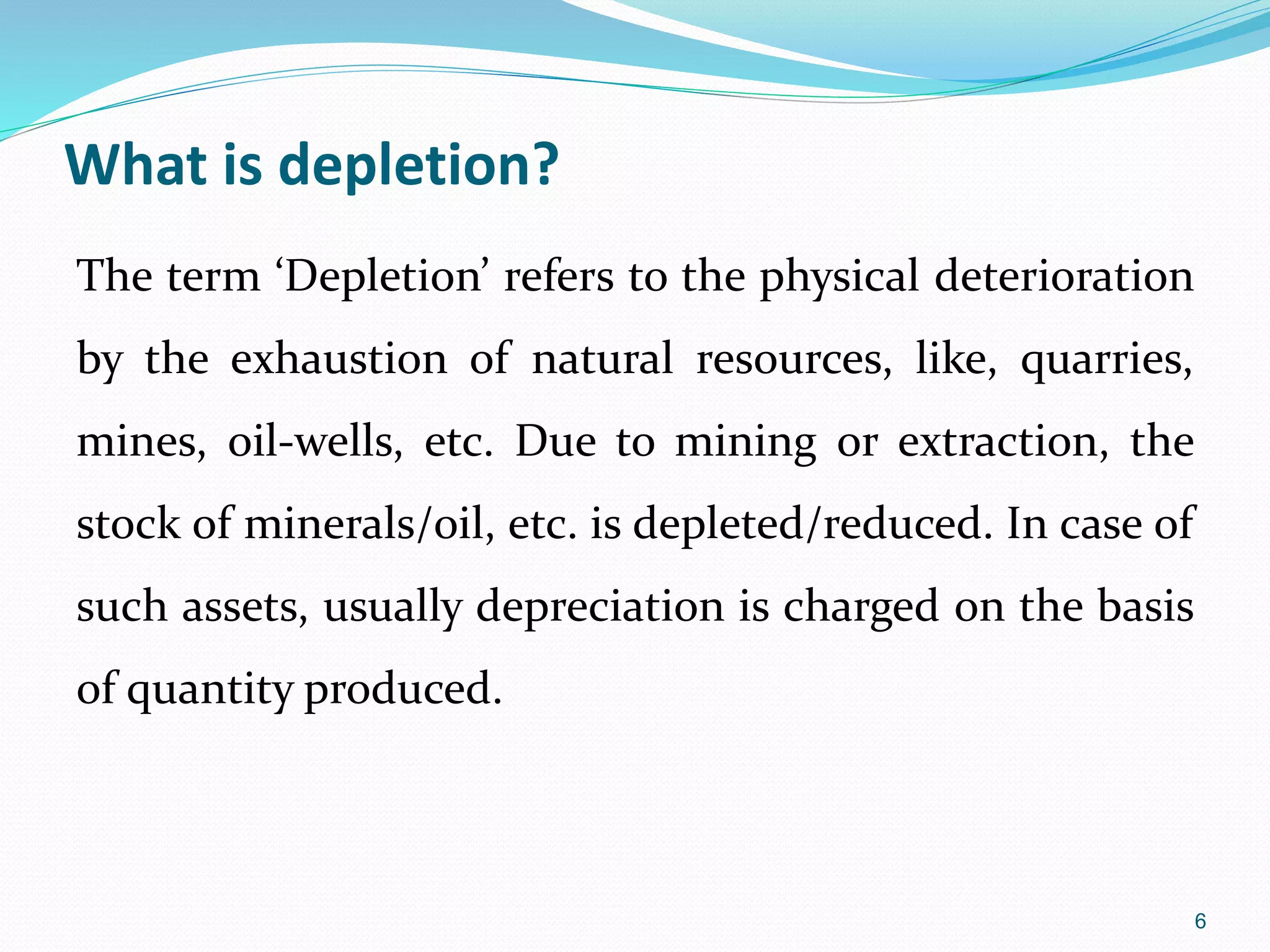 Accounting for depreciation 1 | PPTX