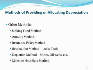 Accounting for depreciation 1 | PPTX