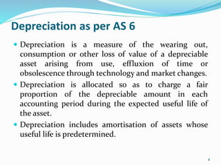 Accounting for depreciation 1 | PPTX
