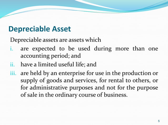 Accounting for depreciation 1 | PPTX