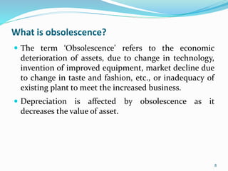 Accounting for depreciation 1 | PPTX