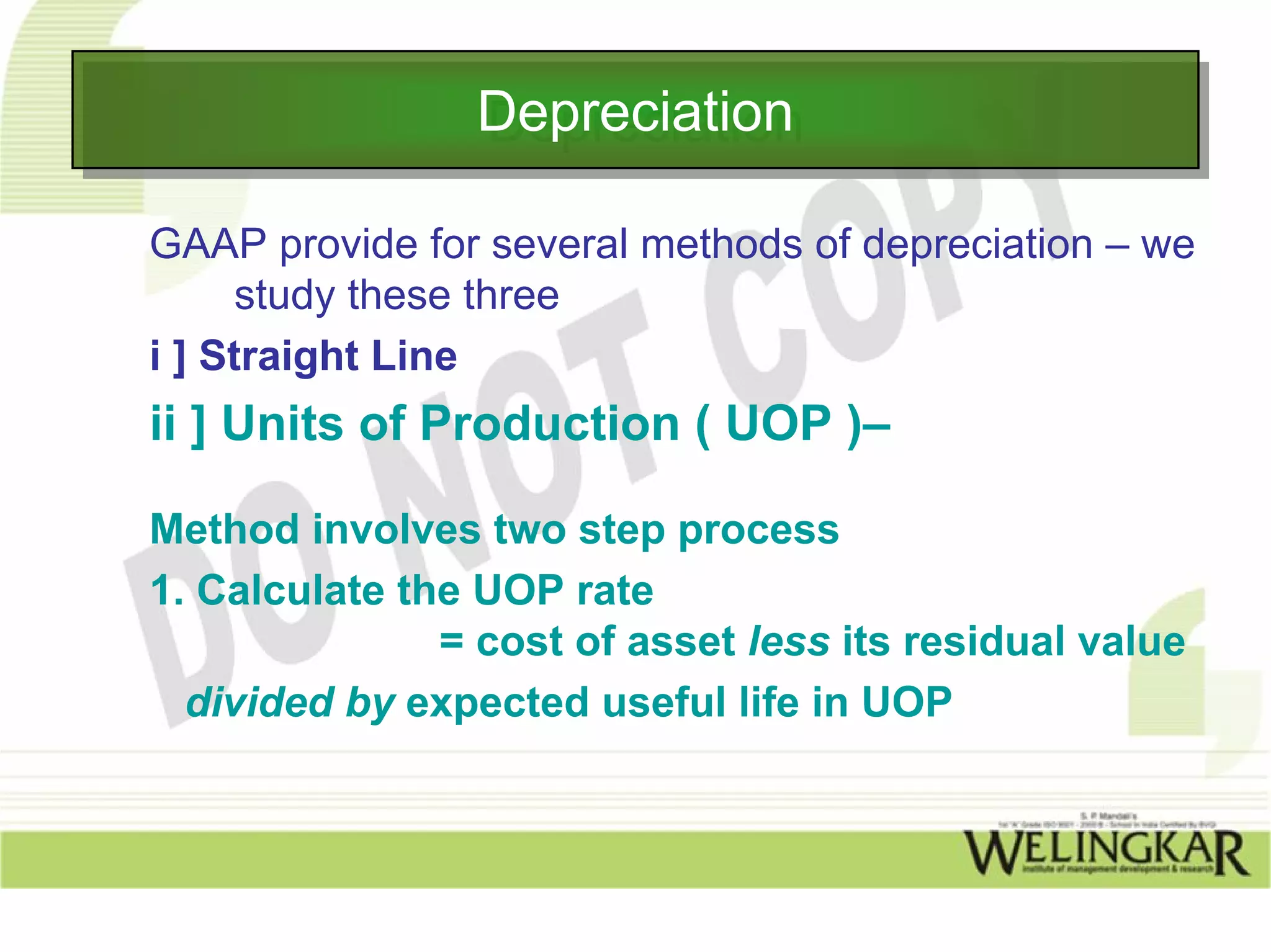 Accounting for fixed assets | PDF