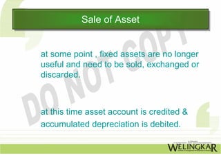 Accounting for fixed assets | PDF