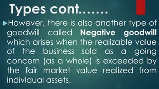 Accounting for goodwill | PPTX