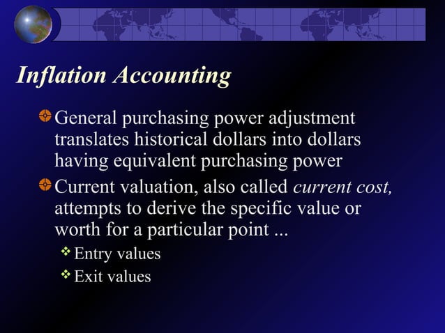 Accounting for inflation | PPT