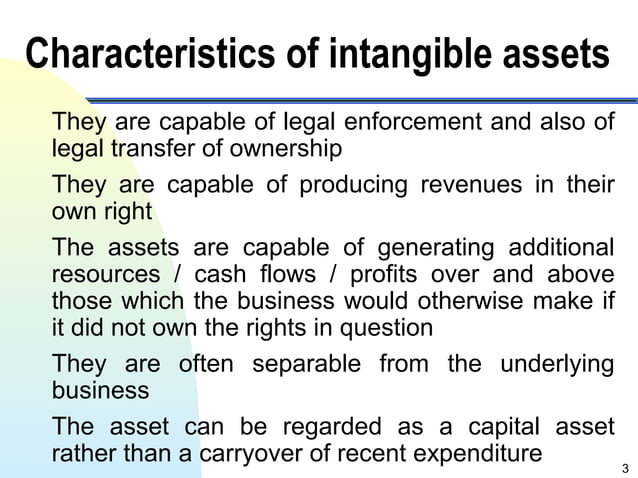Accounting for intangibles | PPT