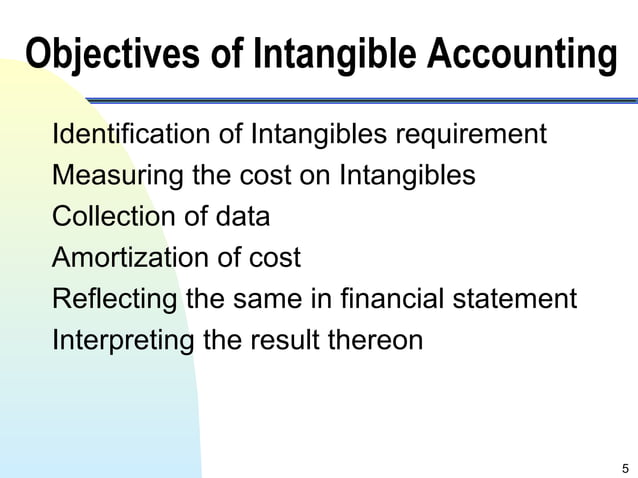 Accounting for intangibles | PPT