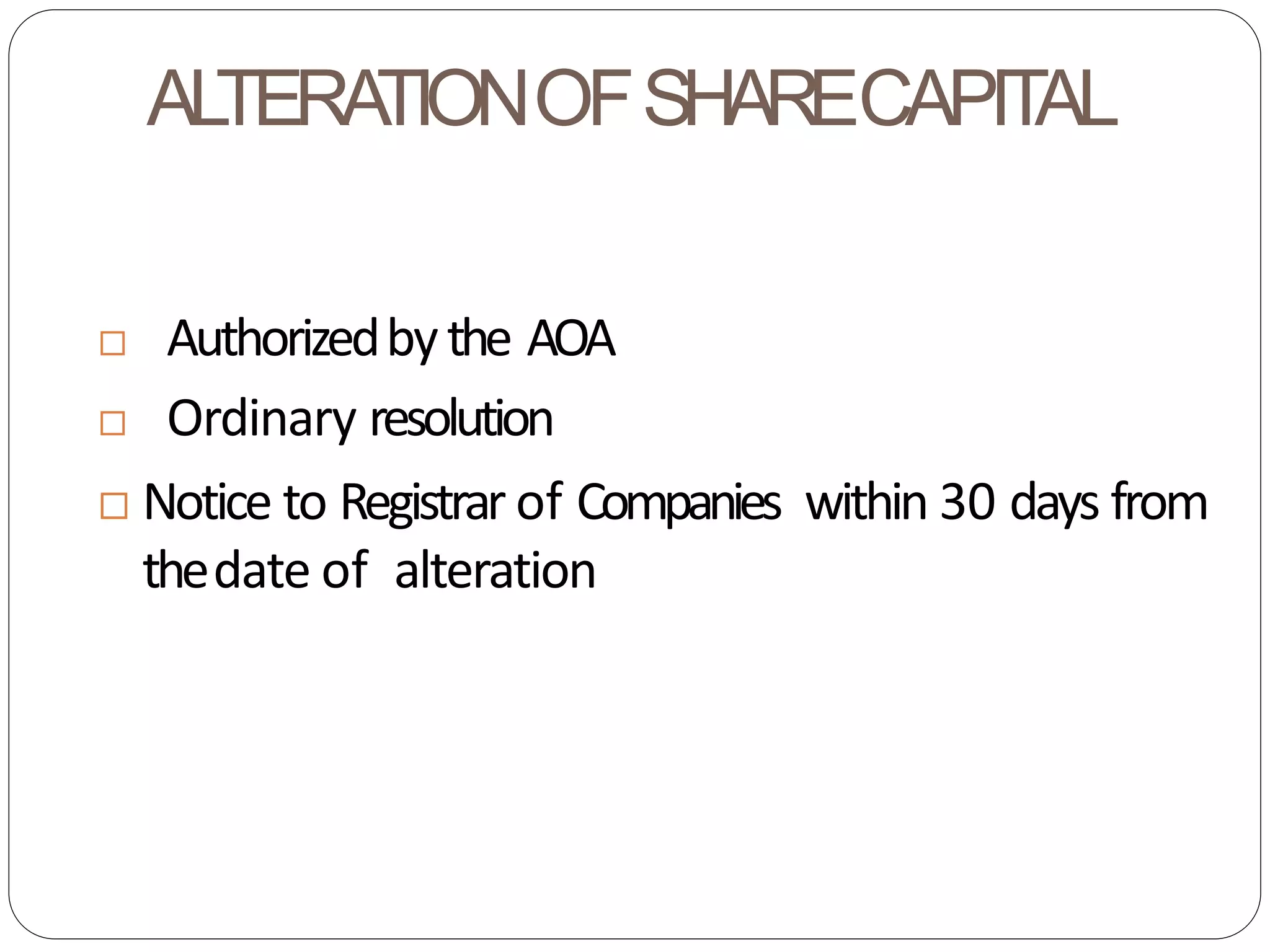 Accounting for internal reconstruction | PPTX