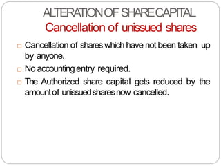 Accounting for internal reconstruction | PPTX