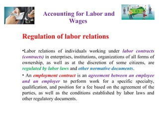 Accounting for Labor and Wages 5 topic.ppt