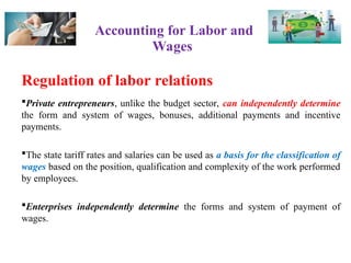 Accounting for Labor and Wages 5 topic.ppt