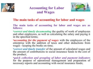Accounting for Labor and Wages 5 topic.ppt