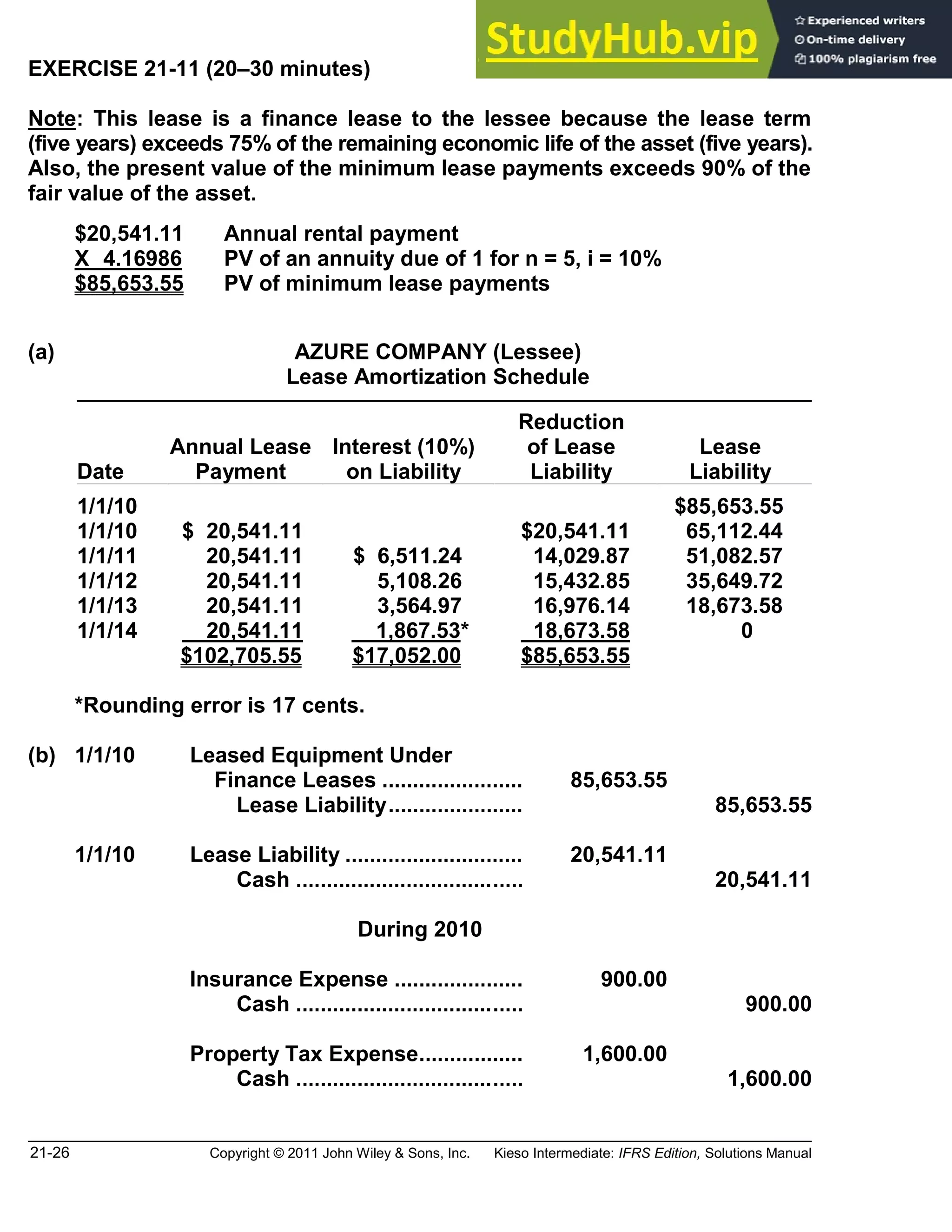 Accounting For Leases ASSIGNMENT CLASSIFICATION TABLE (BY TOPIC) Topics Questions Brief ...