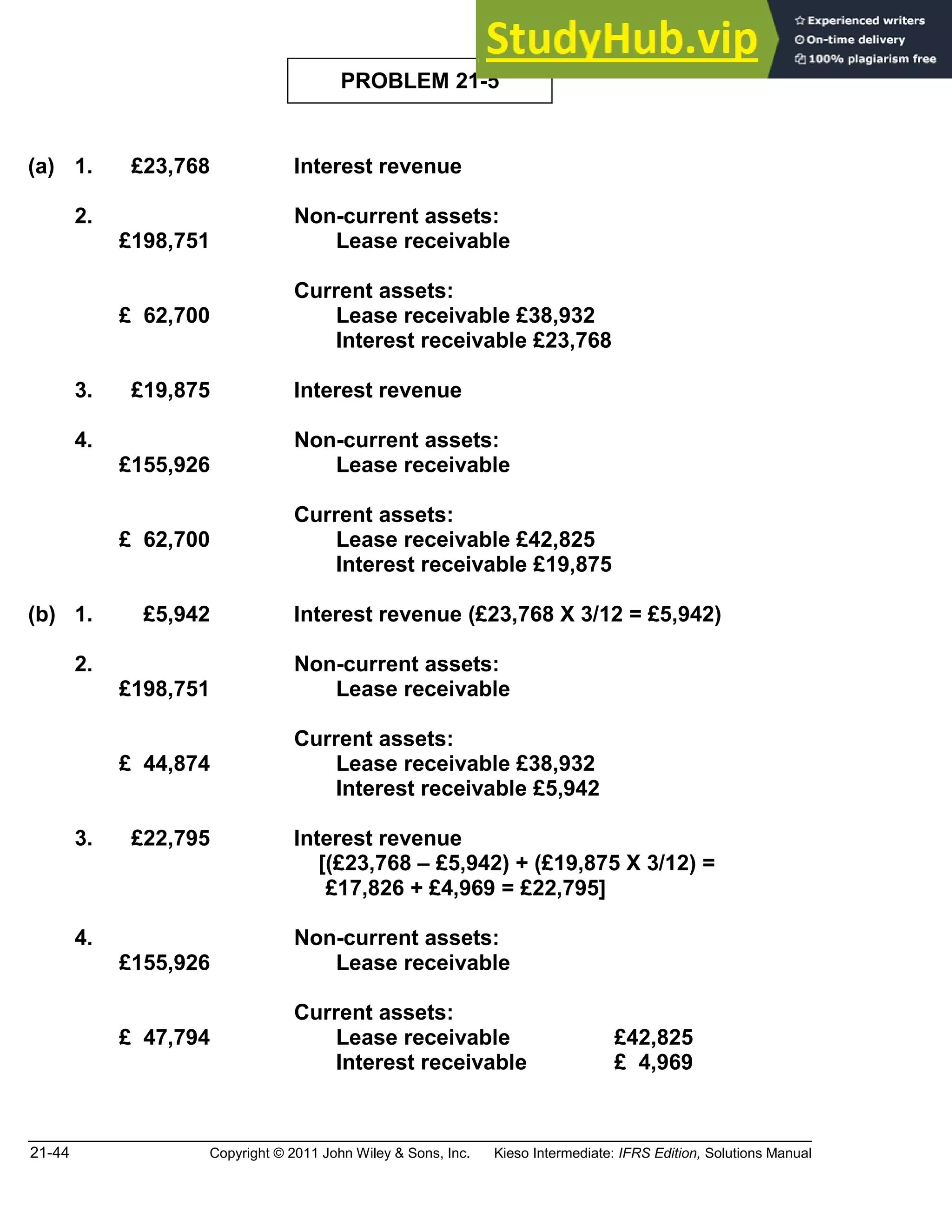 Accounting For Leases ASSIGNMENT CLASSIFICATION TABLE (BY TOPIC) Topics Questions Brief ...