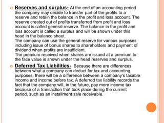 Understanding the Balance Sheet. | PPT