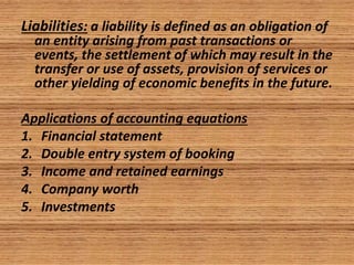 Accounting Equations VTU | PPTX