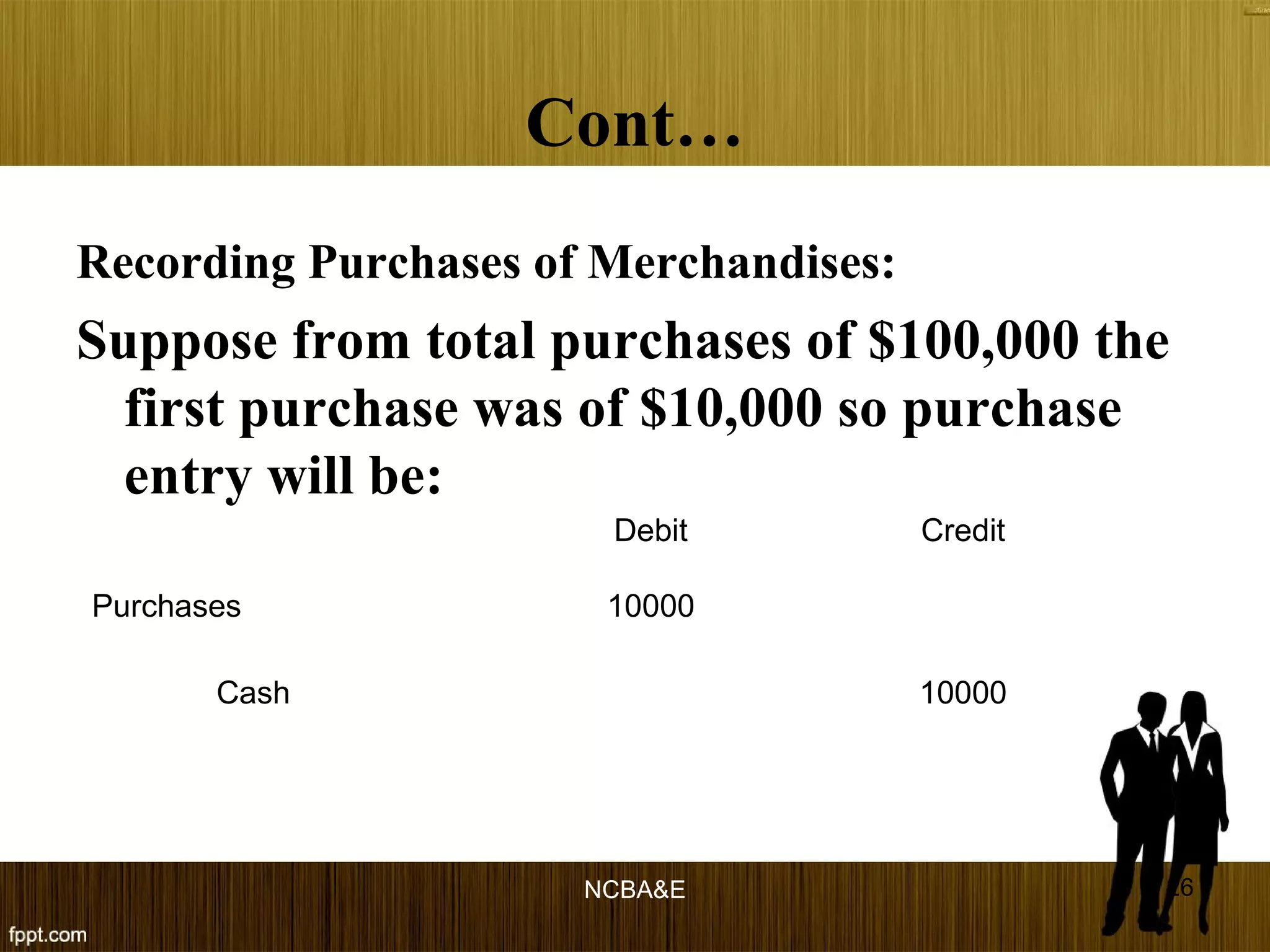 Accounting for merchandise | PPT