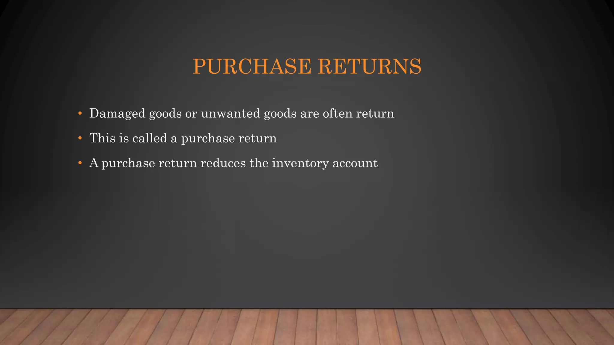 Accounting for merchandise business | PPTX