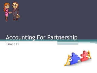 Accounting For Partnership/ Principles of Accounts | PPT