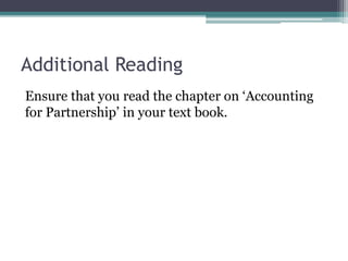Accounting For Partnership/ Principles of Accounts | PPT