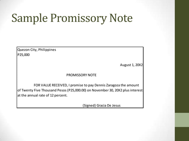 Accounting for promissory notes 07292013 | PPTX | Business Accounting ...