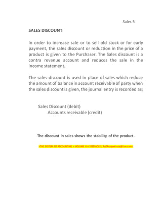 Accounting for sale | DOCX