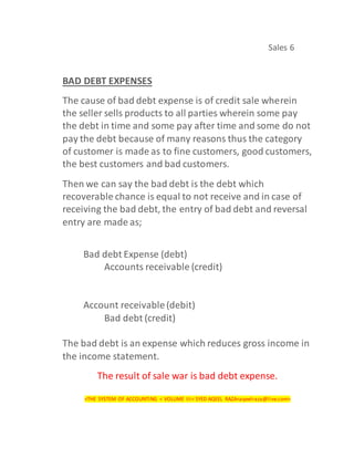 Accounting for sale | DOCX