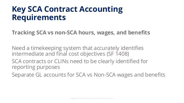 Accounting for SCA Contracts | PPT