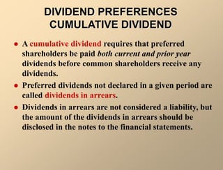 ACCOUNTING FOR SHAREHOLDERS EQUITY ..ppt
