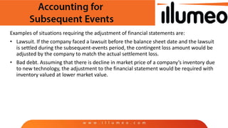 Accounting for subsequent events | PPTX | Stocks and Bonds | Personal ...