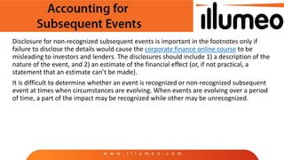 Accounting for subsequent events | PPTX | Stocks and Bonds | Personal ...