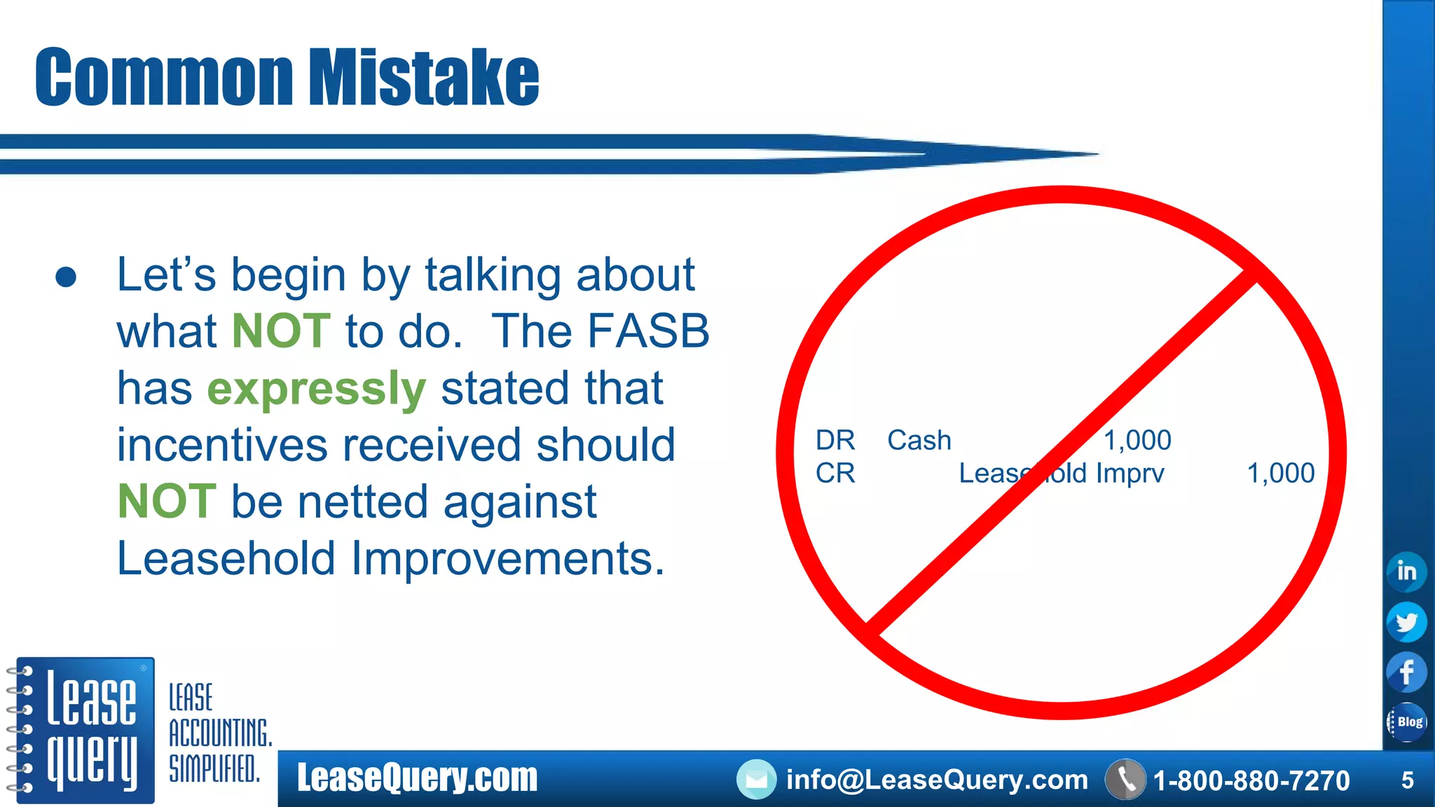 Accounting for tenant improvement allowances | PPT